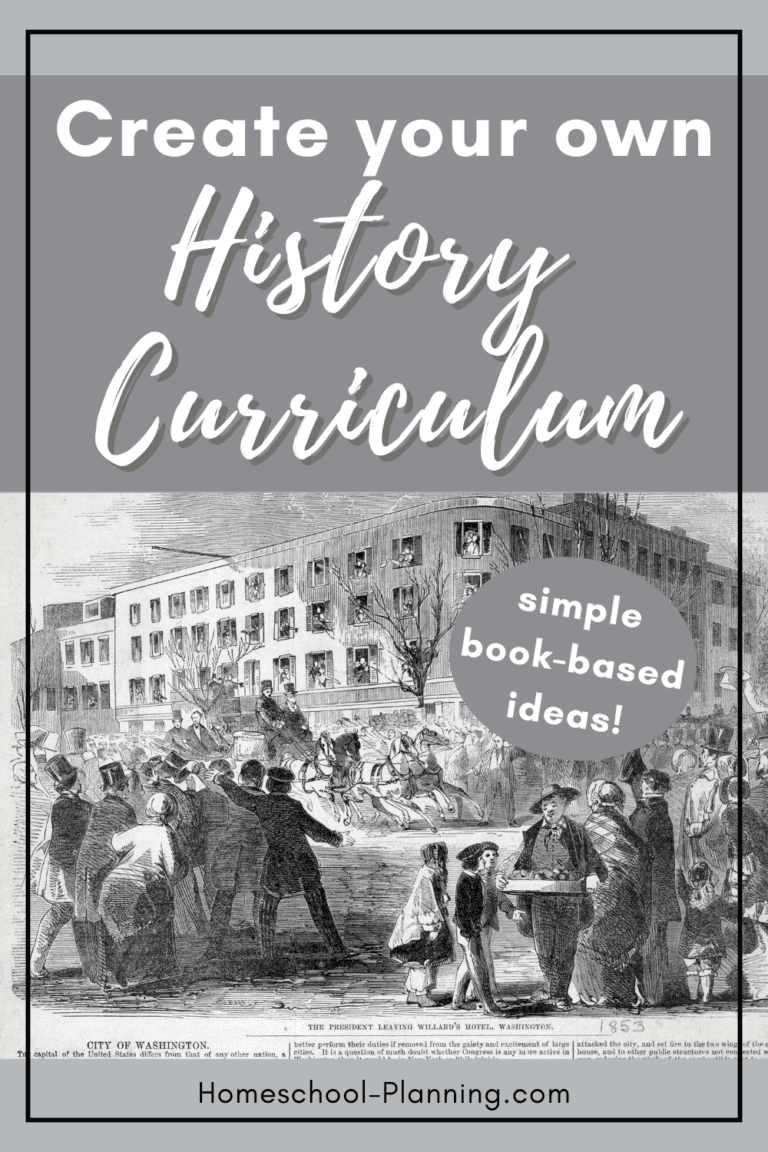 Create your Own Simple Book Based History Curriculum - Homeschool Planning