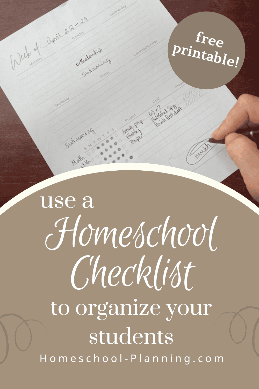 Use a Homeschool Checklist for Independent Students (+Free Printable ...